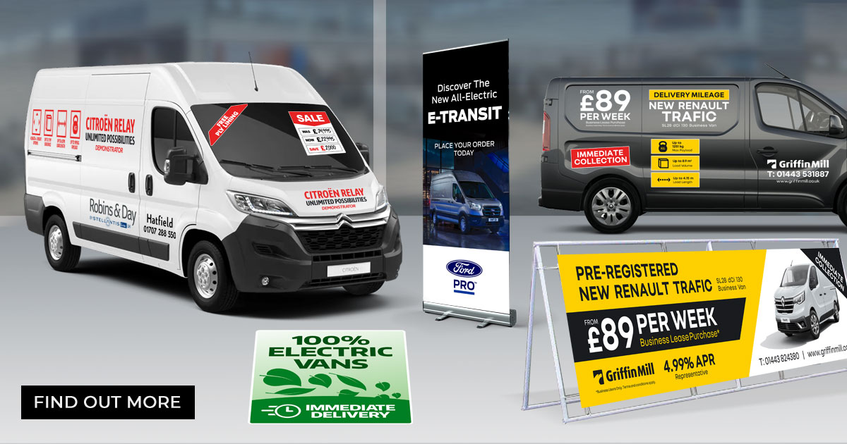 Van Graphics & Point of Sale Products | Promote Your Vans | DVLC