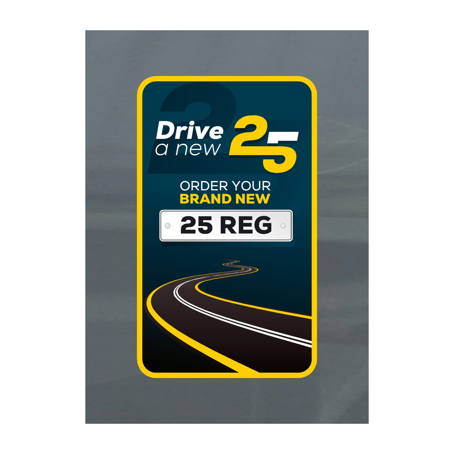 New 25 Plate Vehicle Graphics & Point of Sale | DVLC